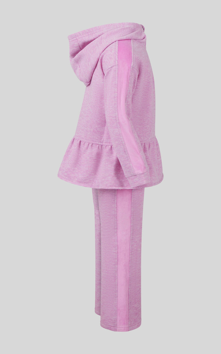 Little Girls Confetti Half Zip and Flare Pant Set – Label Six Clothing